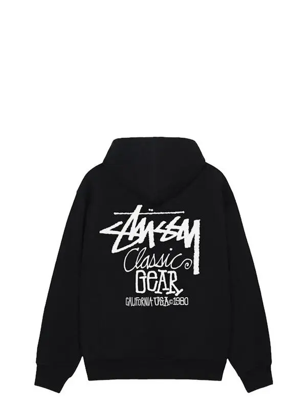 StÜssy Classic Gear Hoodie - Black