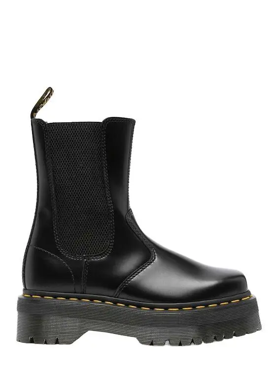 Dr. Martens 2976 High Quad Squared Chelsea Boot - Black