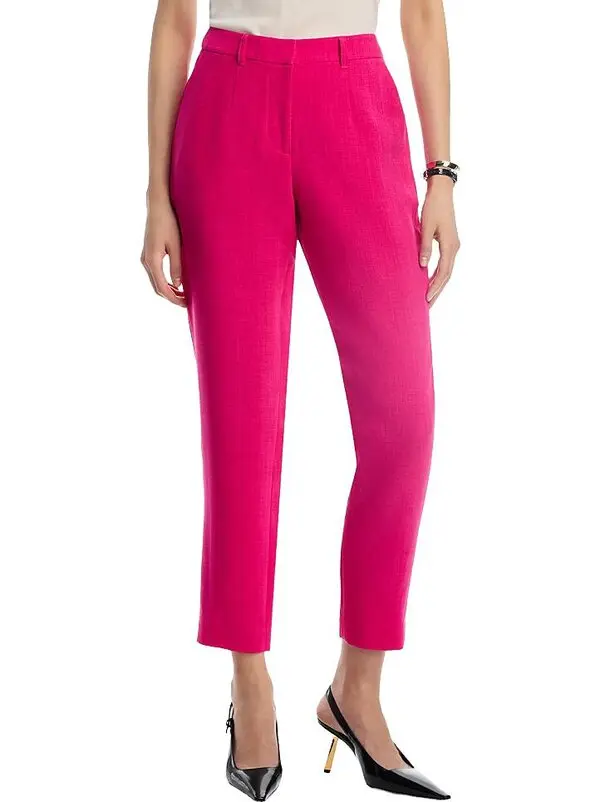 T Tahari Slim Ankle Pants - Tulip Pink