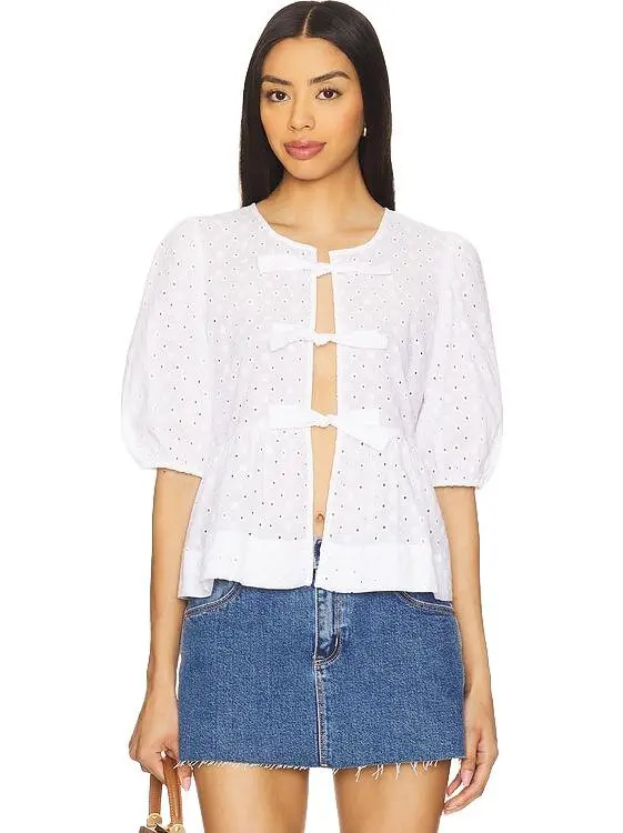 Steve Madden Paula Top - White