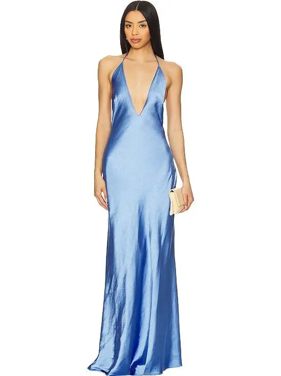 Misha Collection Honor Gown - Cornflower Blue