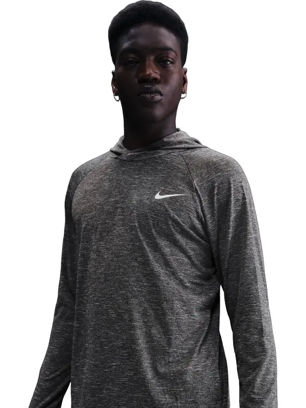 Nike Swim Hydroguard Long-sleeve Hooded Top - Black