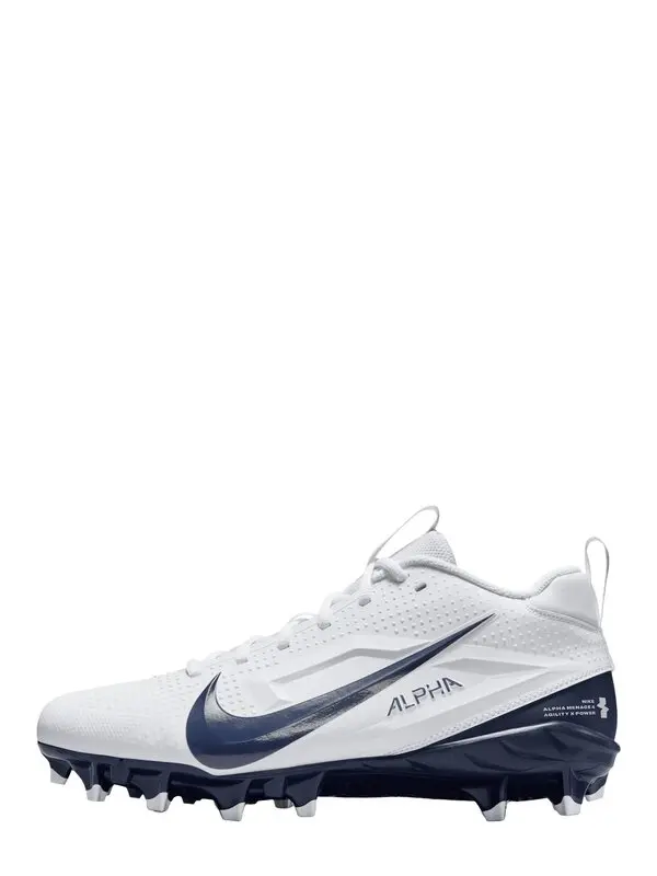 Nike Alpha Menace 4 Varsity Football Cleats - White