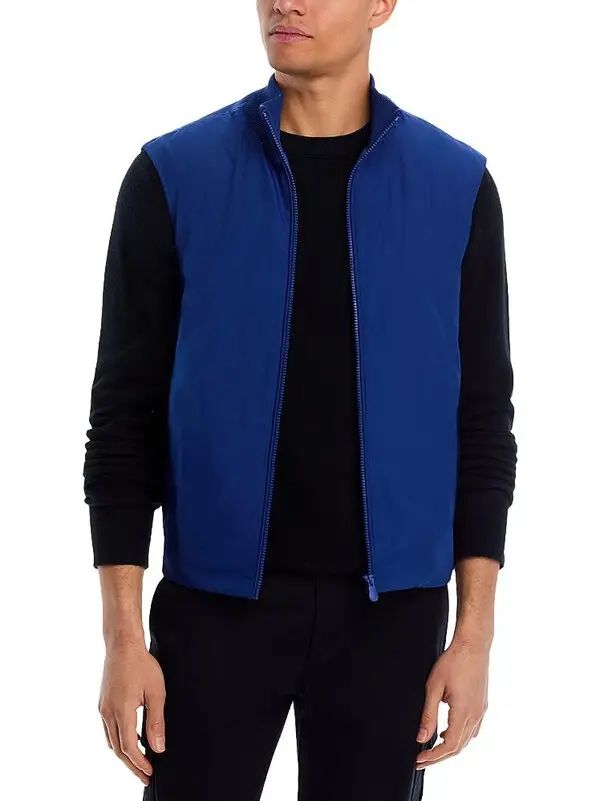 SAVE THE DUCK Orris Zip Front Vest - Eclipse Blue