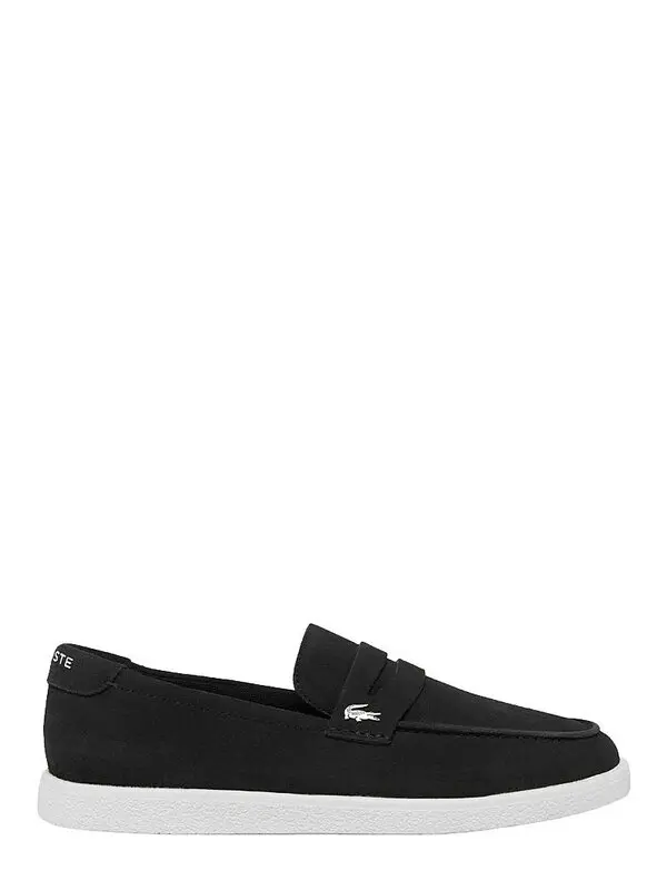 Lacoste Cochet Slip-on Loafers - Black/white