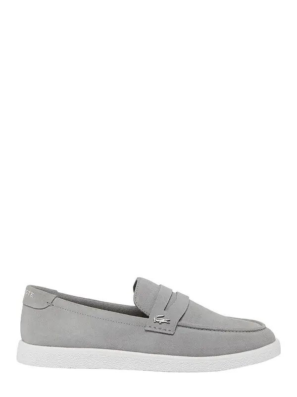 Lacoste Cochet Slip-on Loafers - Grey/white