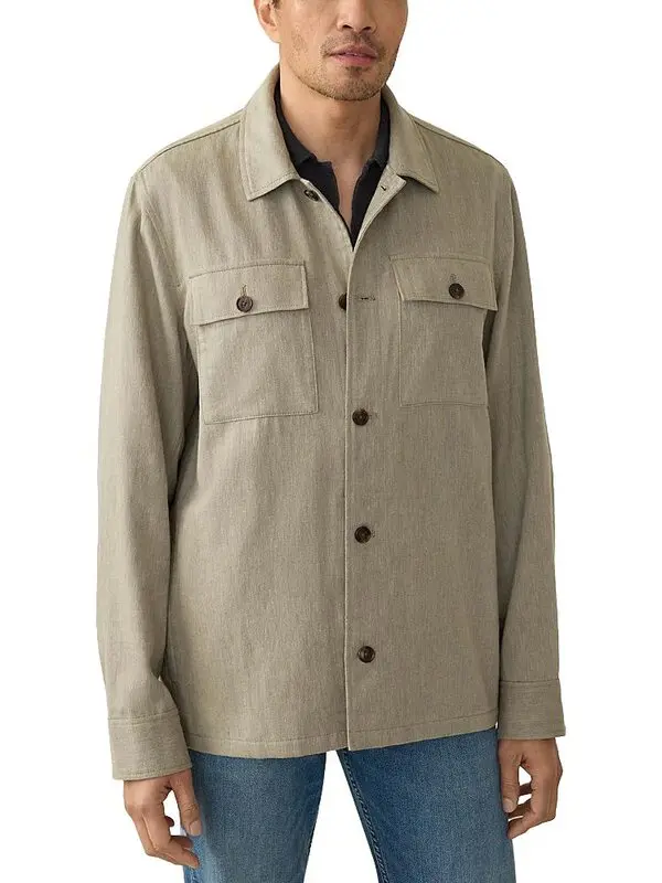 Faherty Brand Movement Shirt Jacket - Sage Cliff