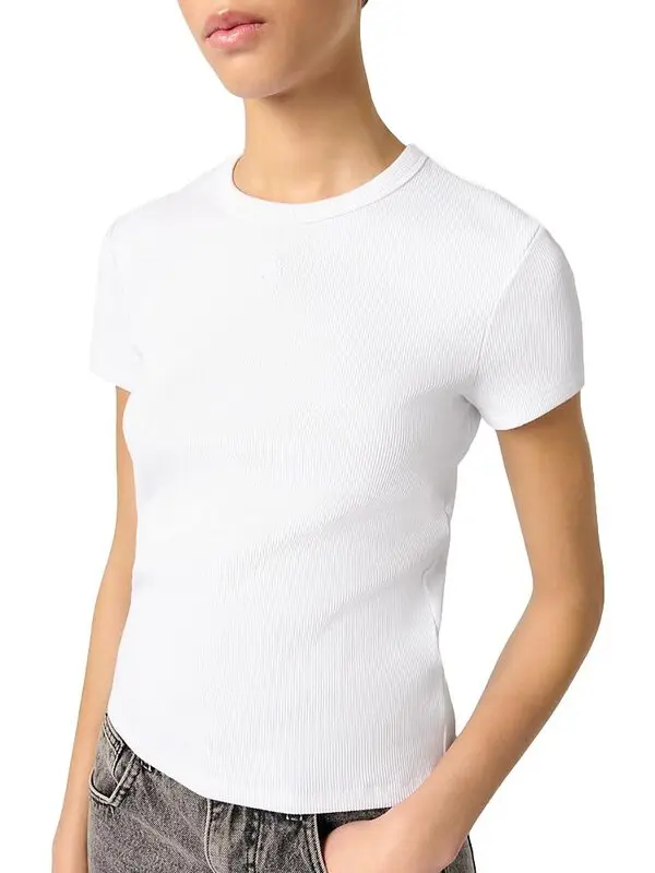 Maje Cotton Tee - White