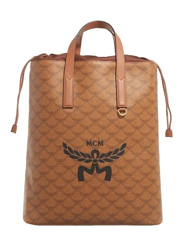 Mcm Medium Himmel Lauretos Backpack - Brown/black
