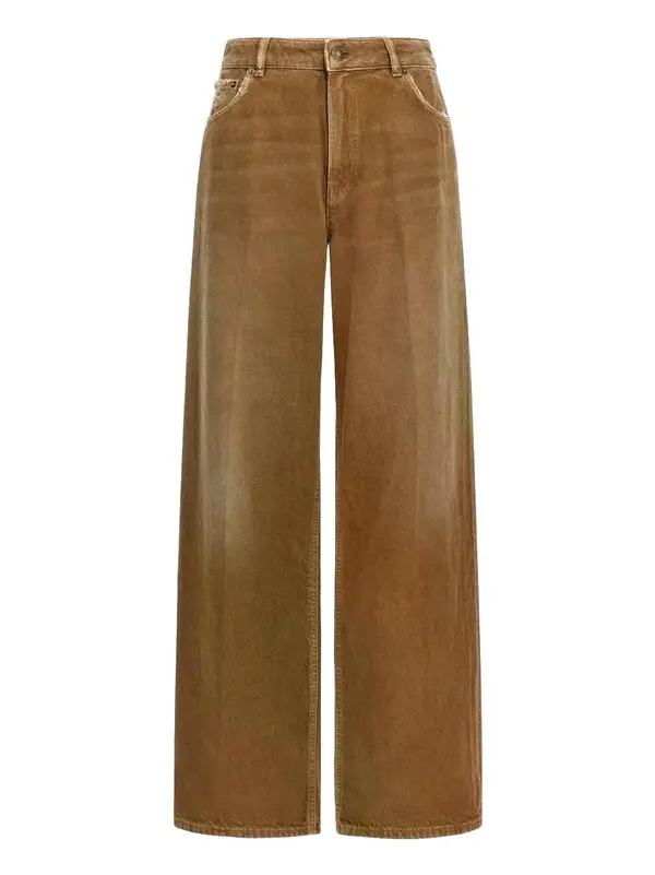 Roberto Cavalli Wide-leg Jeans - Brown