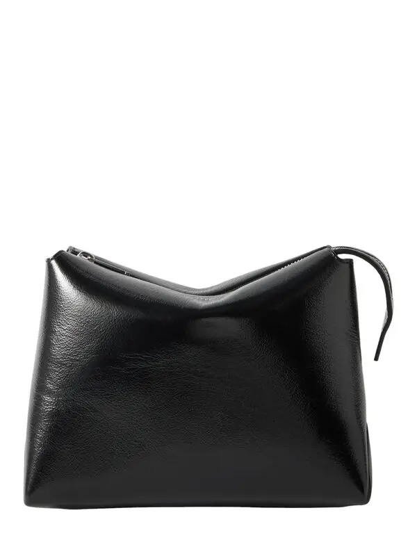 Khaite Lina Leather Pouch - Black