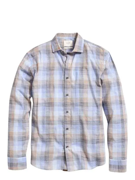 Billy Reid Hutcheson Standard Fit Check Cotton Button-up Shirt - Multi