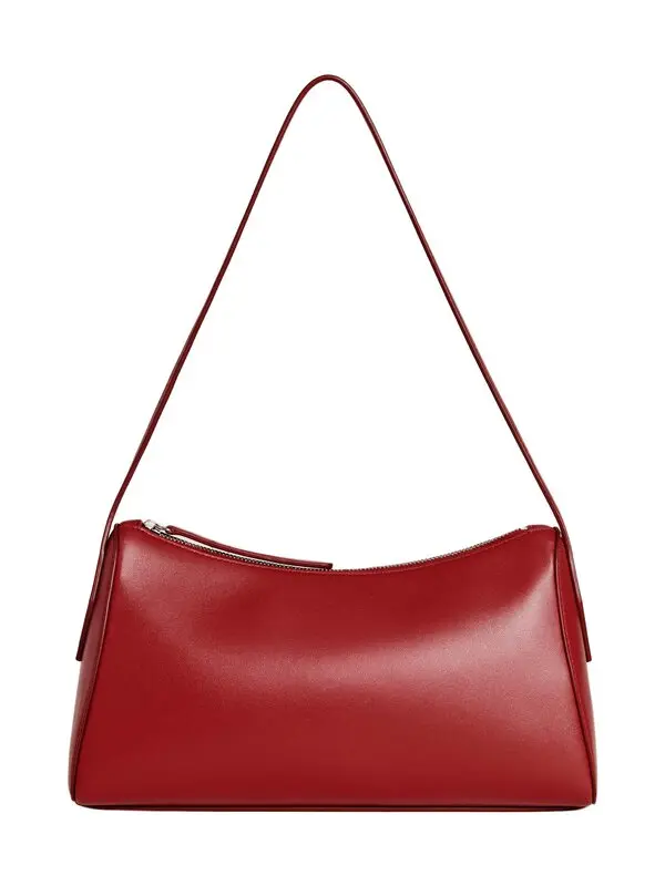 REFORMATION Hannah Shoulder Bag - Lipstick Leather
