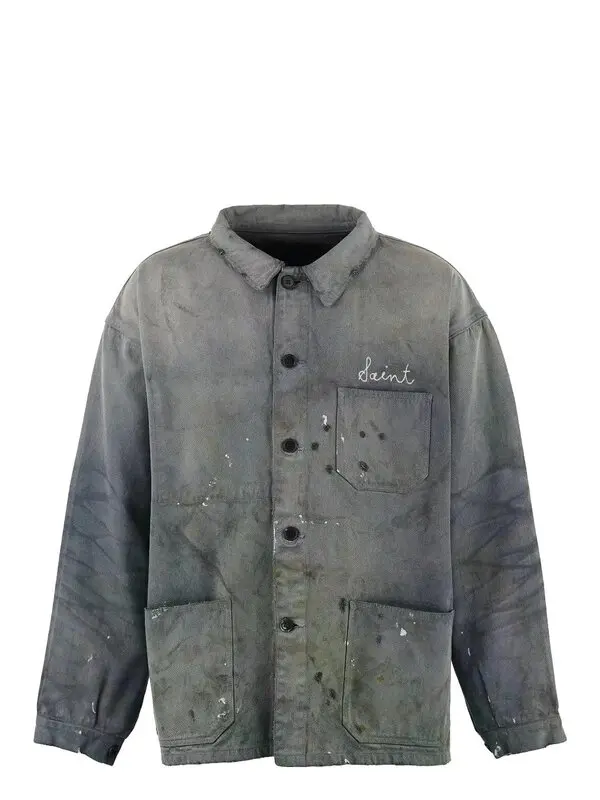 SAINT MXXXXXX Distressed Shirt - Grey