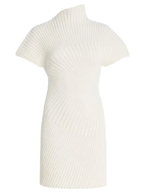 Cult Gaia Luka Knit Mini Dress - White
