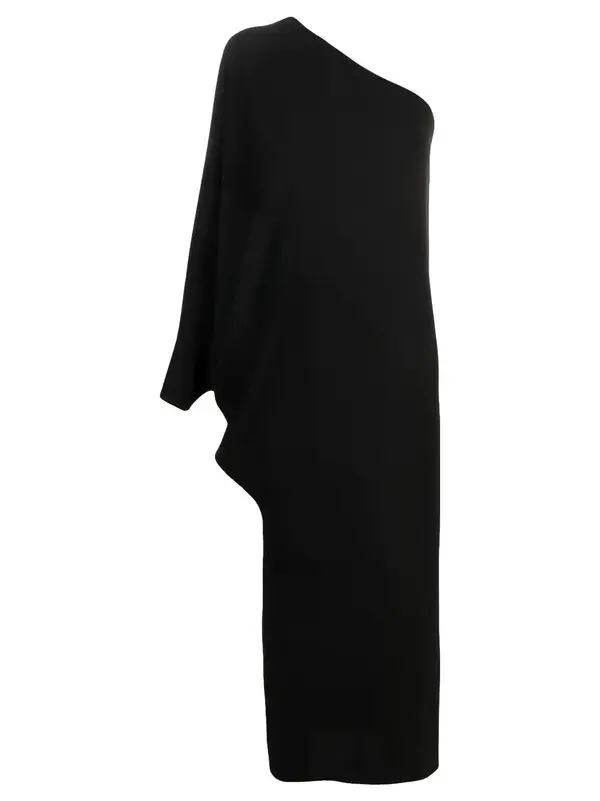 THE ROW Mono One-shoulder Maxi Dress - Black