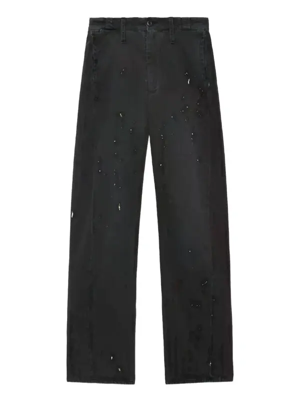 MAISON MARGIELA Paint Splatter Jeans - Black