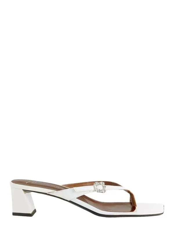 GIUSEPPE ZANOTTI 45mm Amandhine Sandals - White