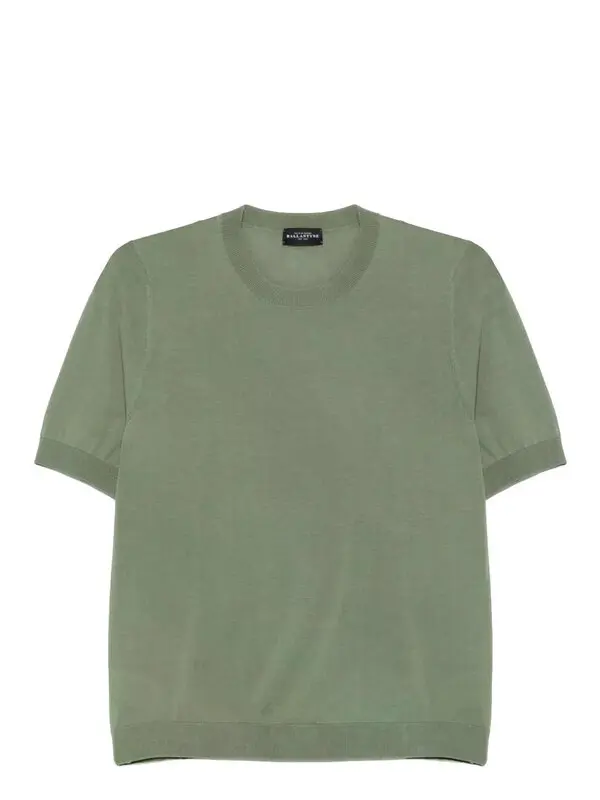 BALLANTYNE Knitted T-shirt - Green