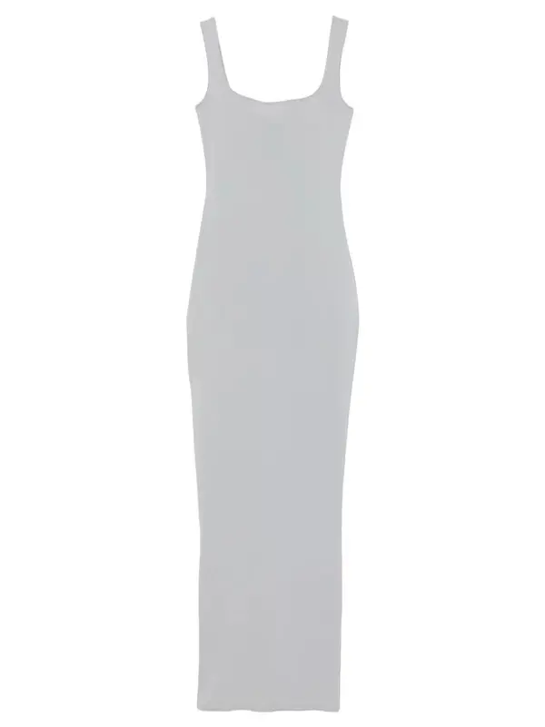 ENTIRE STUDIOS Square-neck Maxi Dress - Grey