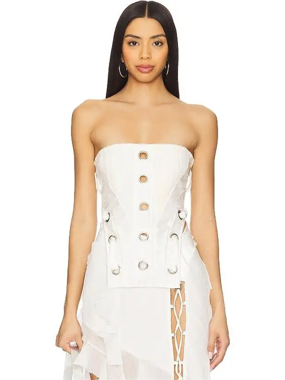 AMOR MIA Prey Corset - White