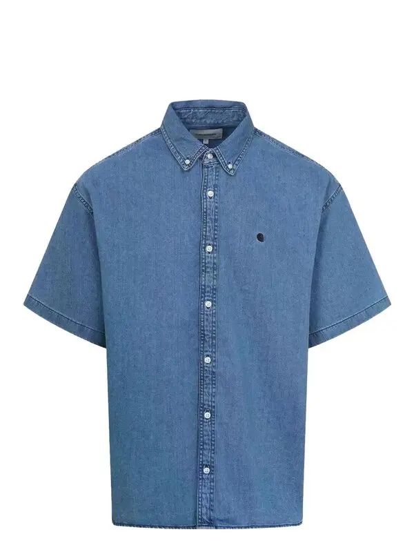 Carhartt Work In Progress Lucas Short-sleeve Denim Shirt - Blue