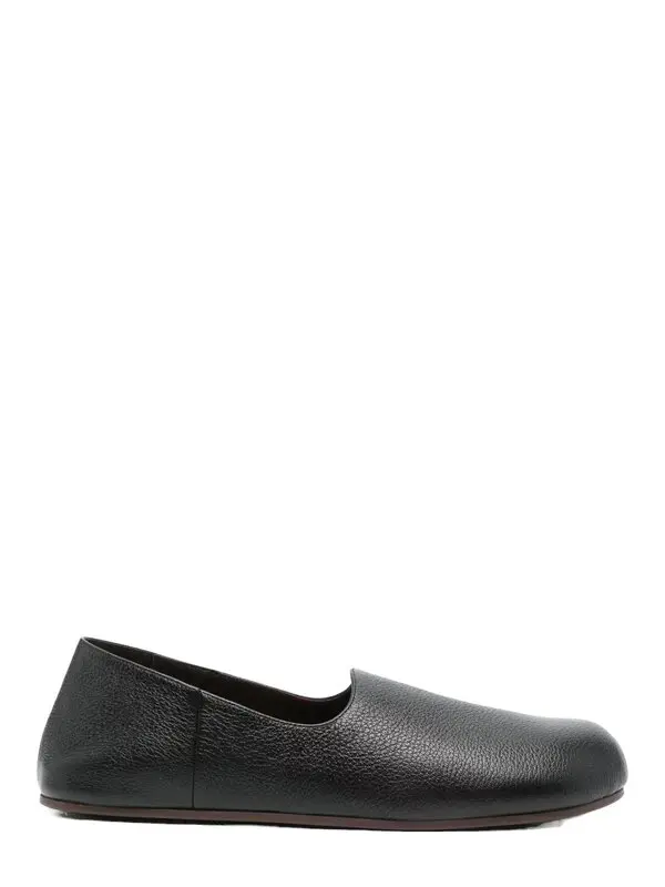 THE ROW Hugh Slippers - Black