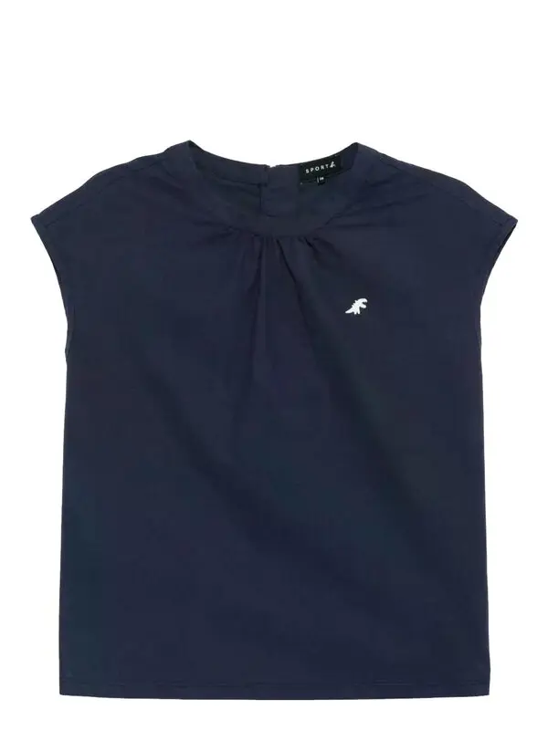 SPORT B. BY AGNÈS B. Dino Poplin Top - Blue