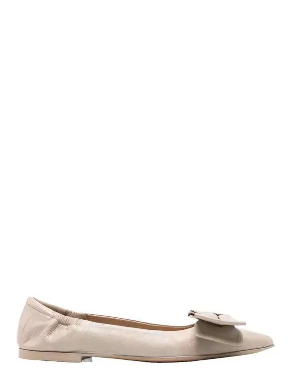 POMME D´OR Bow-detail Ballerina Flats - Neutrals
