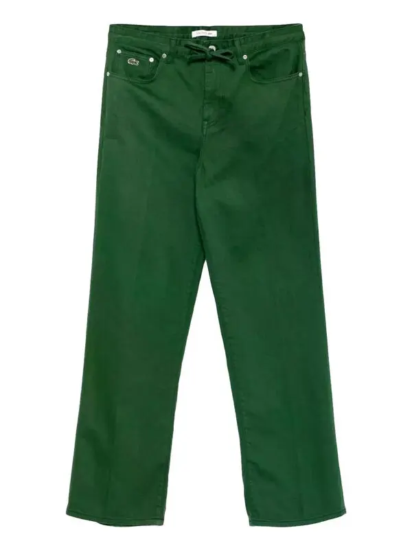Lacoste Wide-leg Jeans - Green