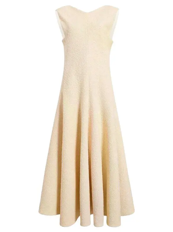 Khaite Mellie Maxi Dress - Neutrals