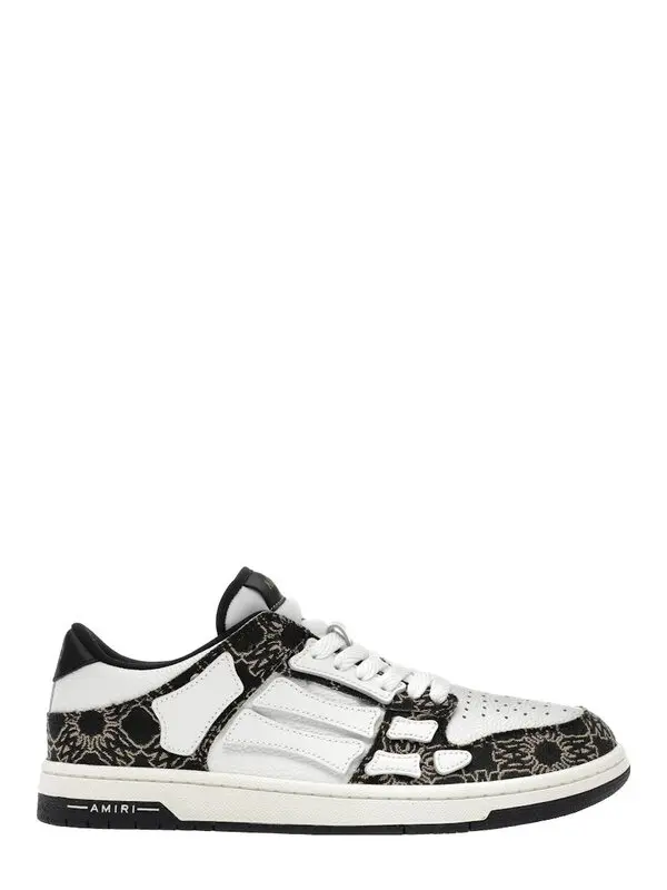 Amiri Skel Top Low Ma Quad Sneakers - Black