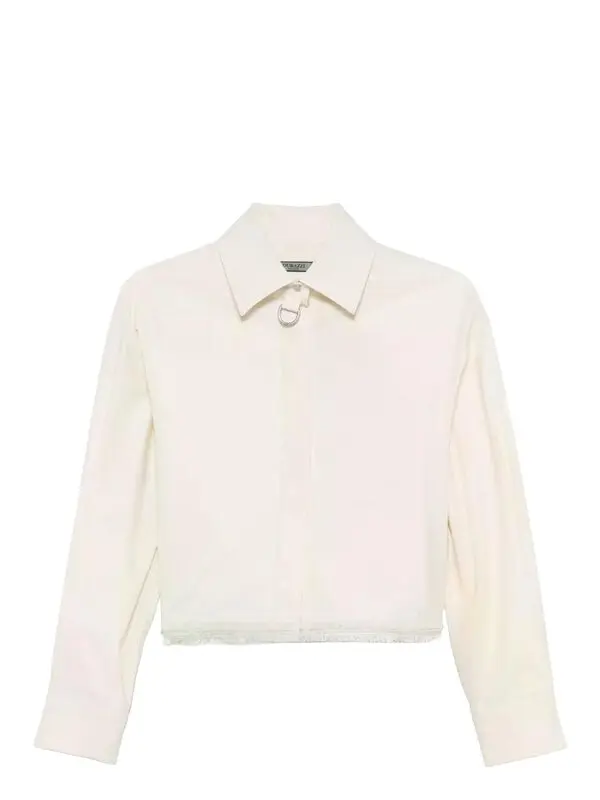 DURAZZI MILANO Cropped Shirt - Neutrals