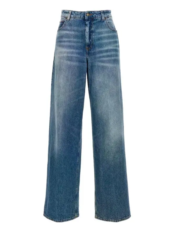 Roberto Cavalli Wide-leg Jeans - Blue