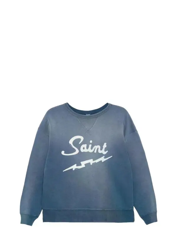 SAINT MXXXXXX Crew-neck Sweatshirt - Blue