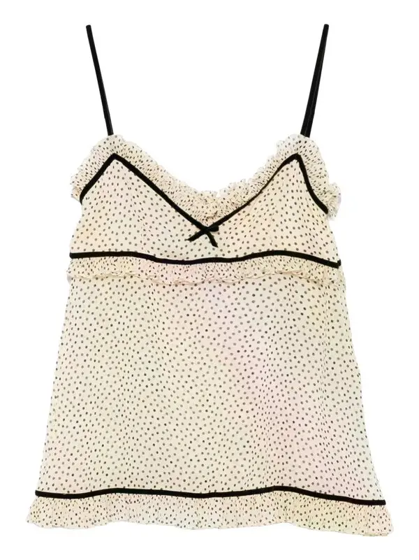 Valentino Garavani Polka Dot Camisole - Neutrals