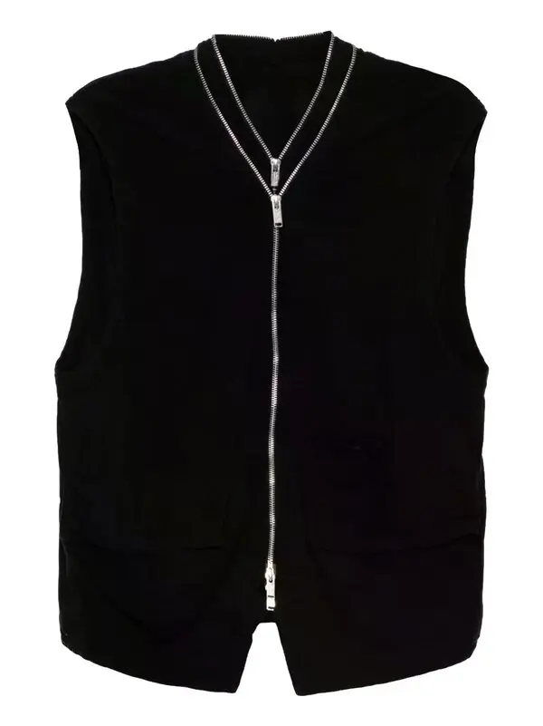 UNDERCOVERISM Zip-up Gilet - Black