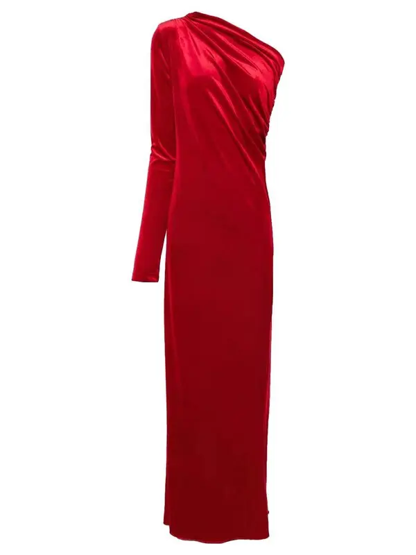 Alchemy Fashions Velvet Gown - Red