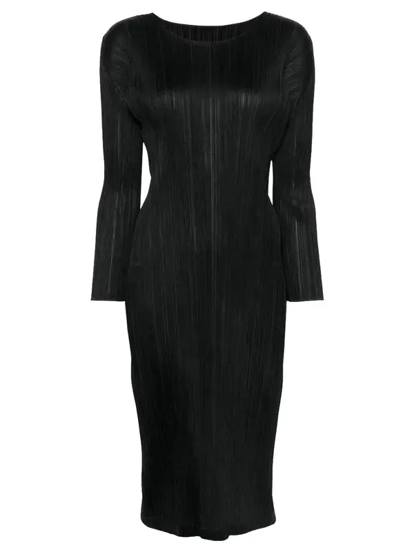 Issey Miyake Monthly Colors: February Midi Dress - Black