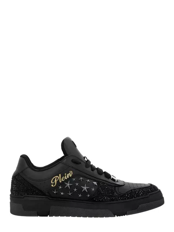 Philipp Plein Stud-embellished Sneakers - Black