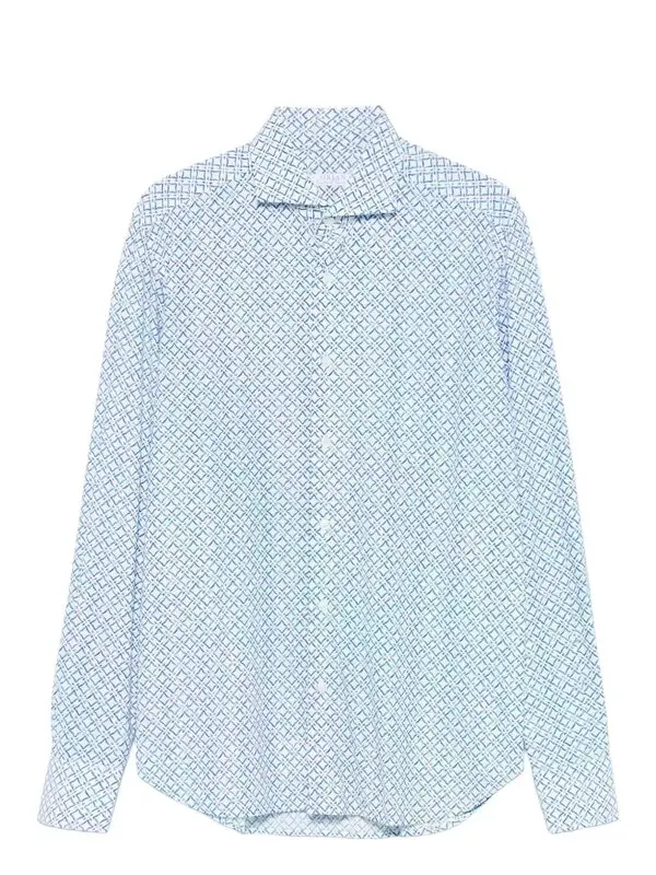 ORIAN Floral-print Shirt - Blue
