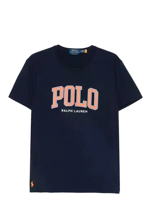 Polo Ralph Lauren Logo-print Jersey T-shirt - Blue