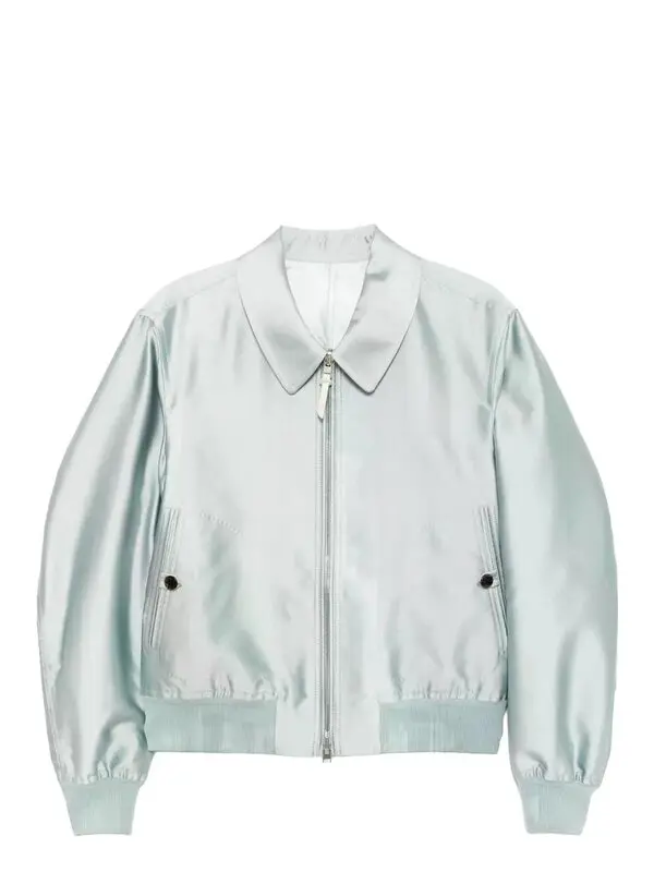 TOM FORD Zip-up Bomber Jacket - Blue