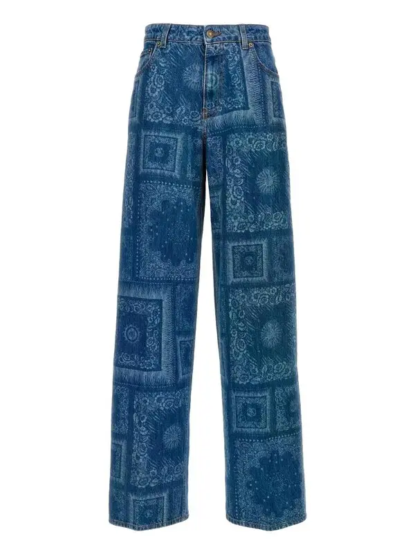 Roberto Cavalli Wide-leg Jeans - Blue