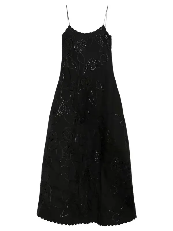 Bernadette Petit Beurre Maxi Dress - Black