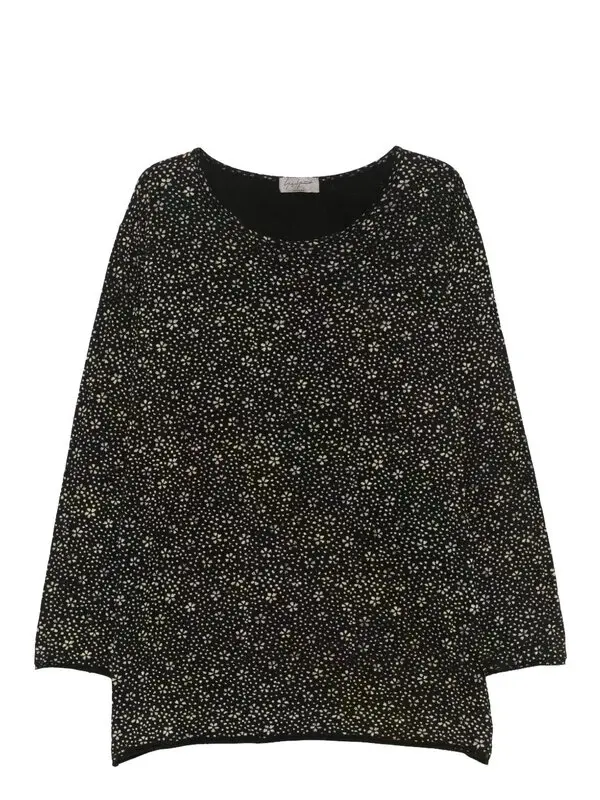 Yohji Yamamoto Floral-print T-shirt - Black