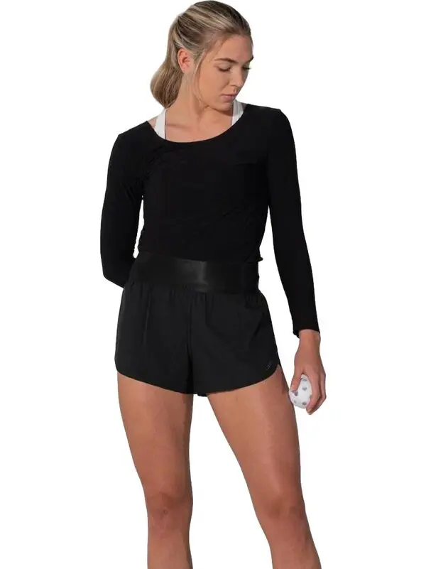 AVI Bounce-it Pickleball Long Sleeve - Black Beauty