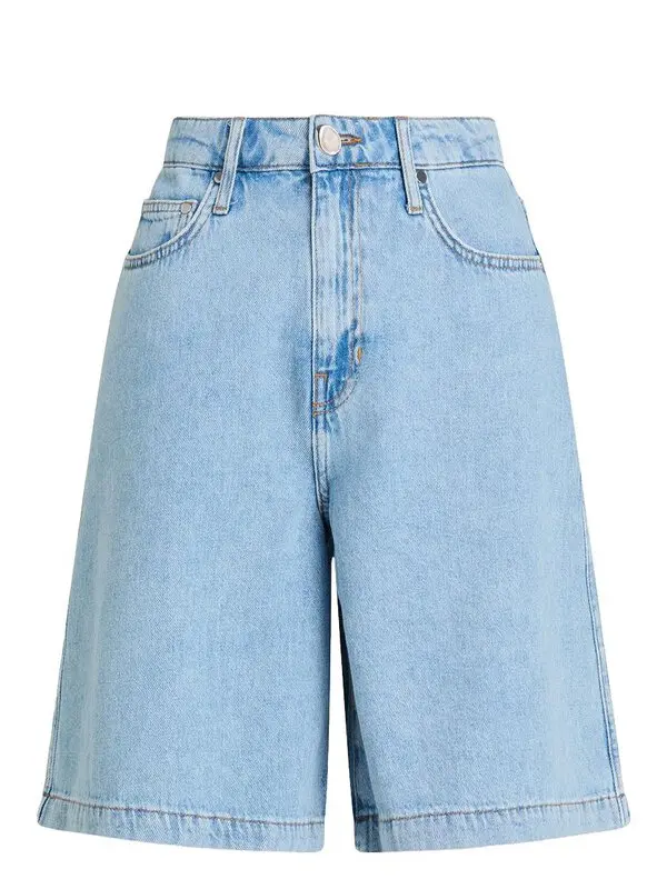 Derek Lam 10 Crosby Dana Denim Shorts - Light Denim