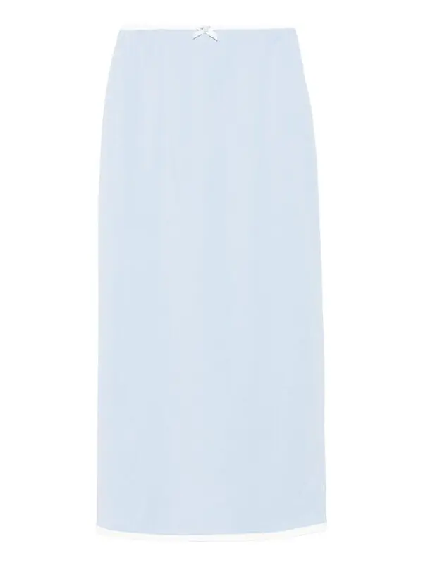 ROWEN ROSE Maxi Skirt - Blue