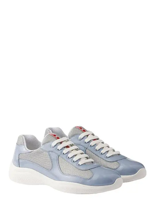 Prada America's Cup Sneakers - Astral Blue/silver